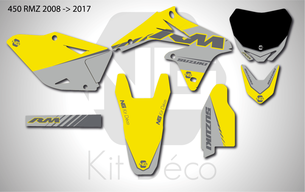 Kit déco Suzuki RM / RMZ VOLT Séries 65 70 85 110 125 250 450