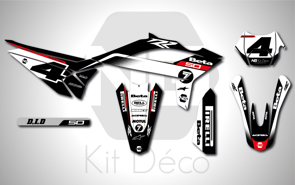 Kit déco BETA 50 RR VIBES Séries - track sport racing