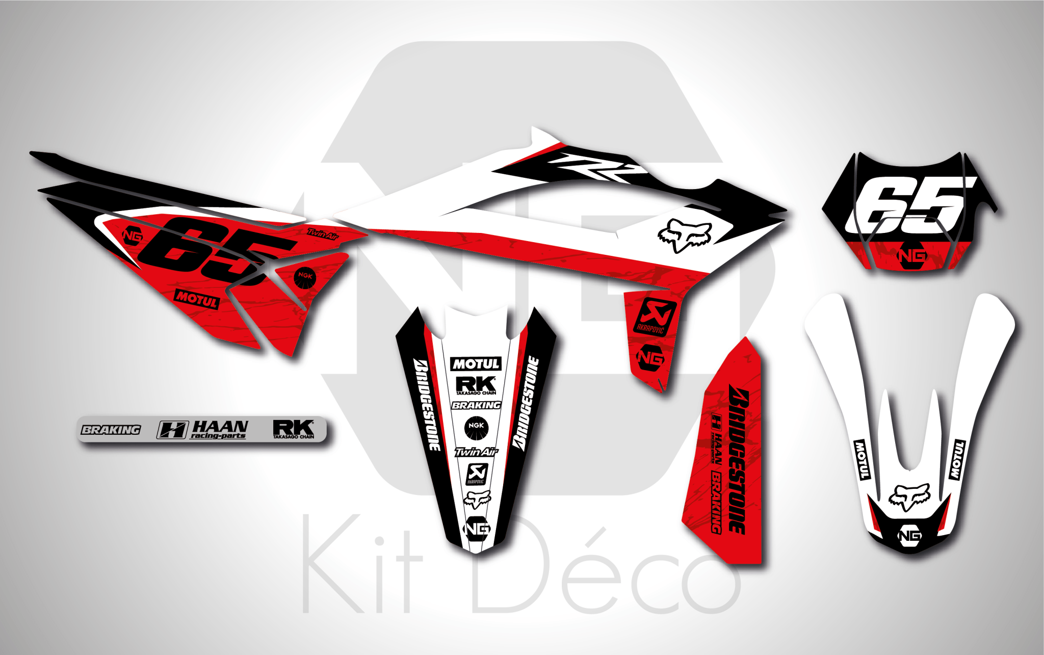 Kit déco BETA 50 RR MARBLE Séries 2 SPORT TRACK RACING
