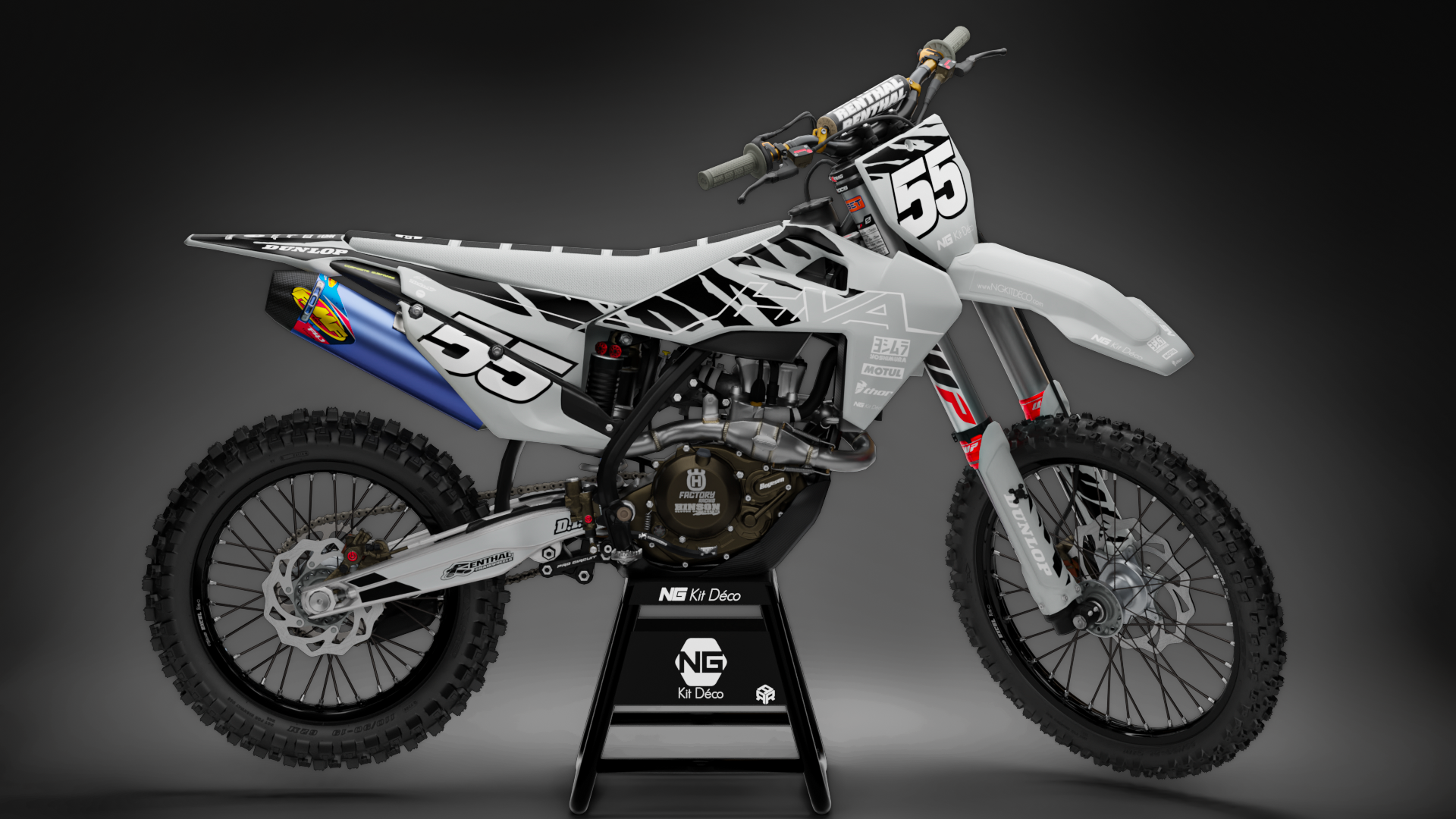 Kit déco Husqvarna TC / FC HALFBACK Séries 50 65 85 125 250 350 450