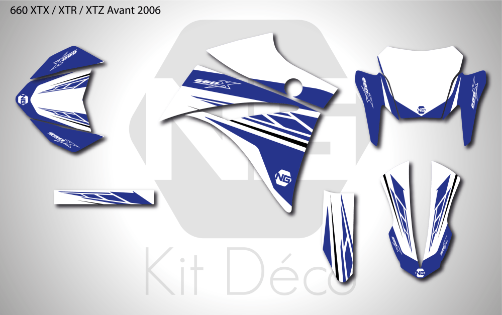 Kit déco Yamaha 660 XTR / XTX Originality Séries - NG kit déco