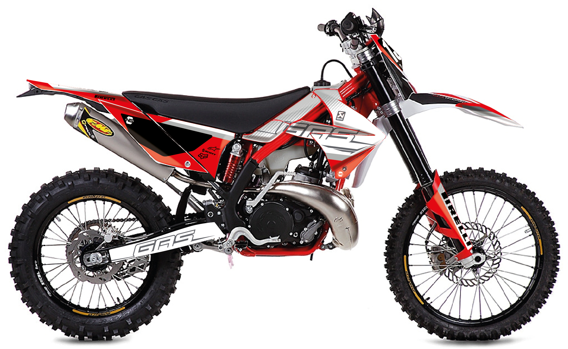 Kit déco GASGAS EC / ECF STRAT Séries 2 125 200 250 300 350 450