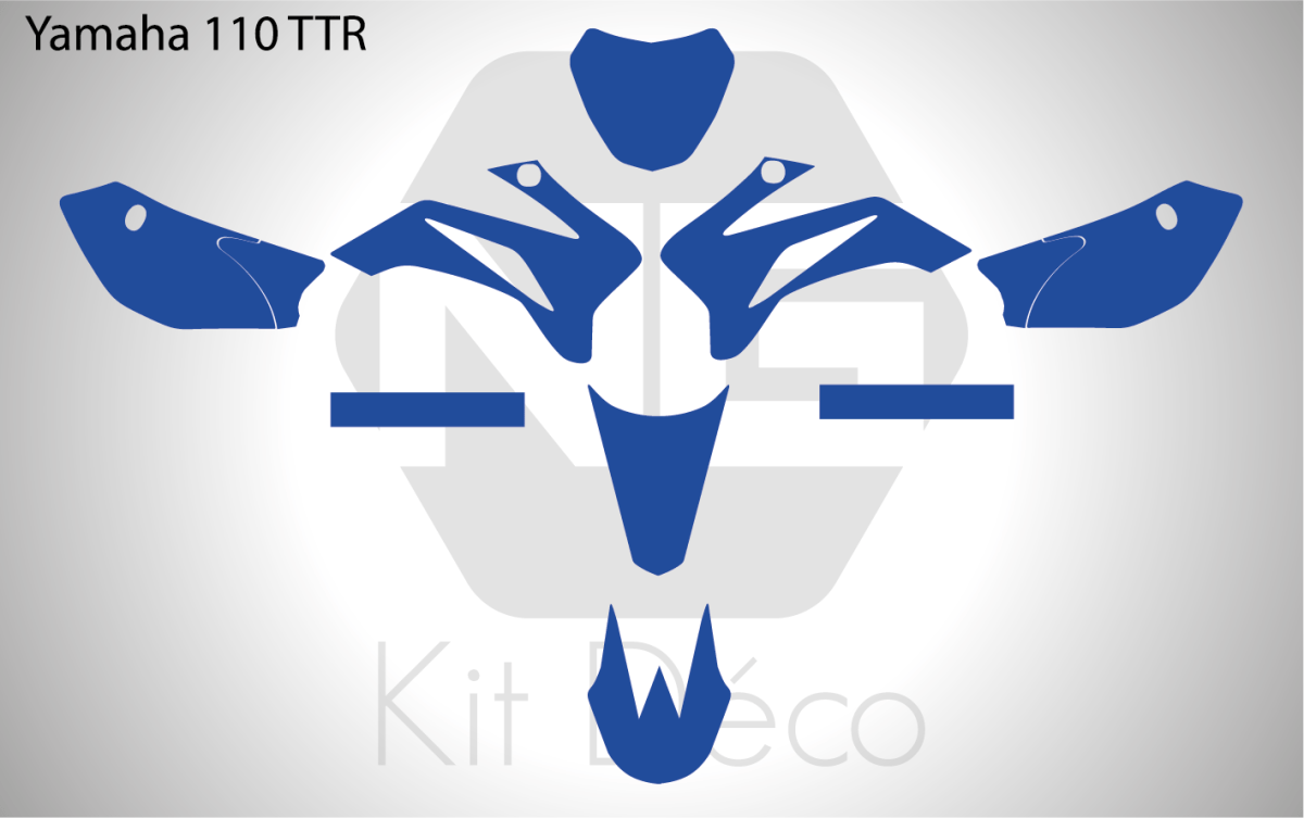 Gabarit / Template YAMAHA 110 TTR - NG kit déco