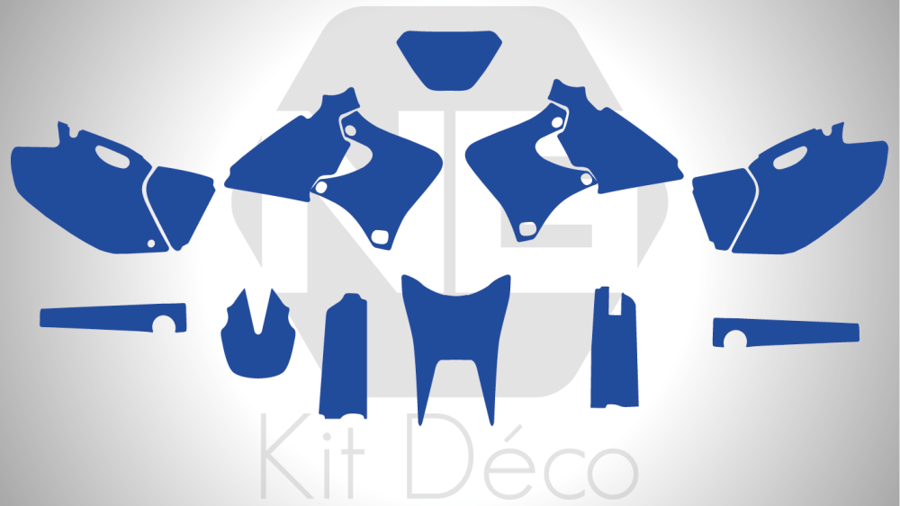 Gabarit / Template YAMAHA 250 / 450 WRF 2020 -> 2023 - NG kit déco