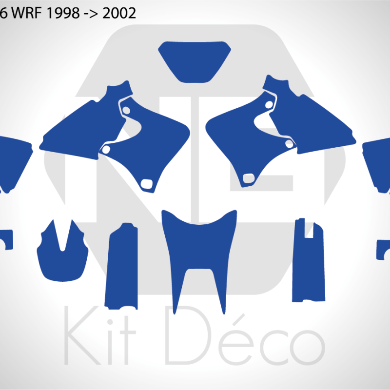 Gabarit / Template YAMAHA 250 WRF 2007 -> 2013 / 450 WRF 2007 -> 2013 ...