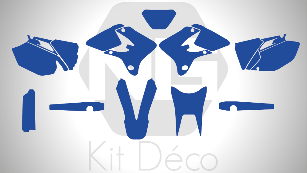 Gabarit / Template YAMAHA 250 / 450 WRF 2005 -> 2006 - NG kit déco