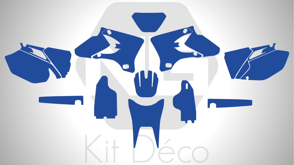 Gabarit / Template YAMAHA 250 / 450 WRF 2020 -> 2023 - NG kit déco