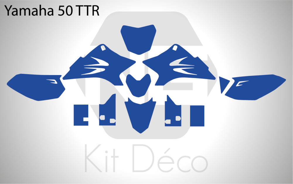 Gabarit / Template YAMAHA 50 TTR - NG kit déco
