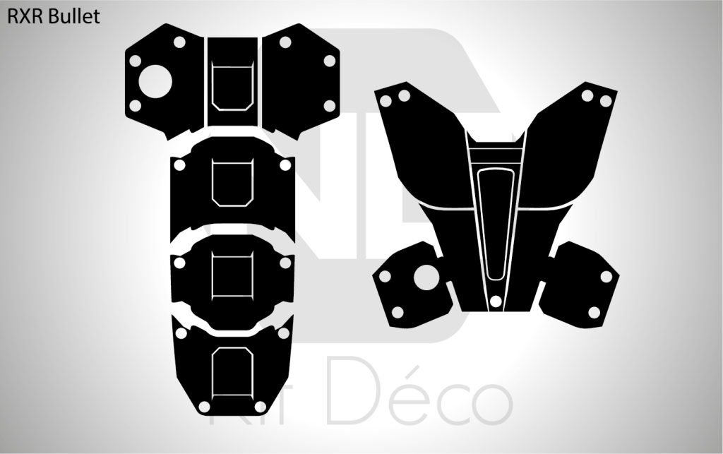 Gabarit / Template RXR Bullet - NG kit déco