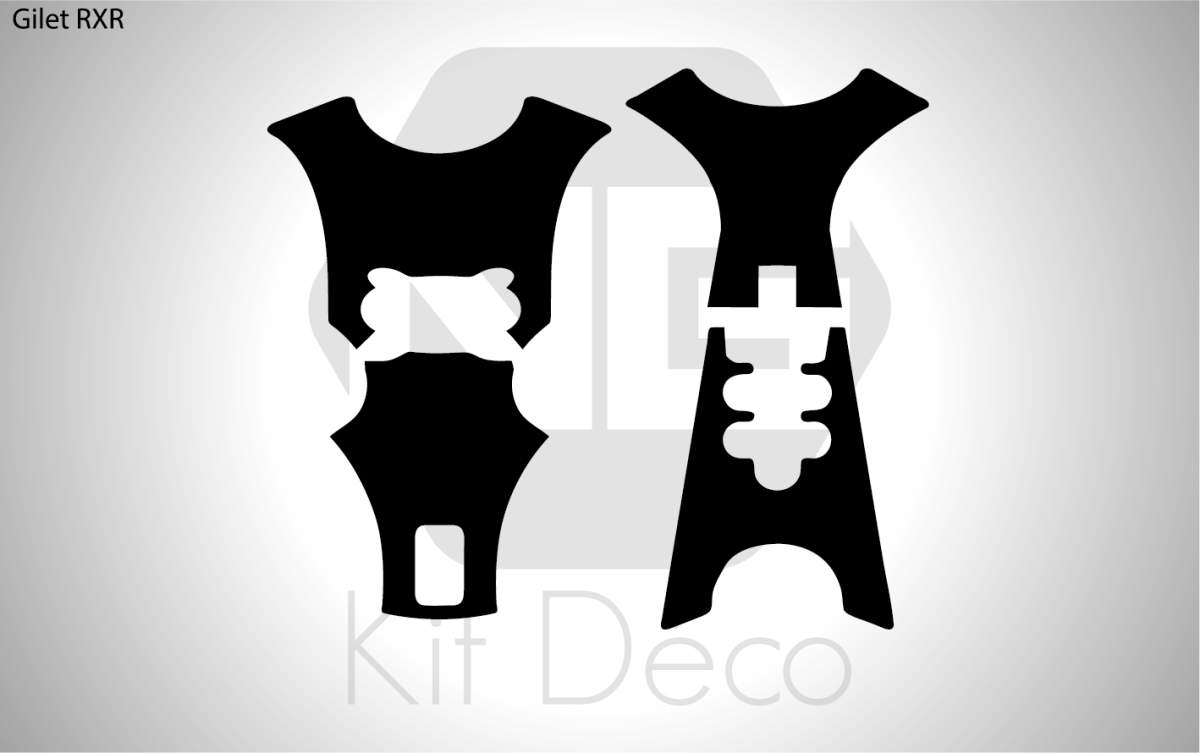 Gabarit / Template RXR Gilet - NG kit déco