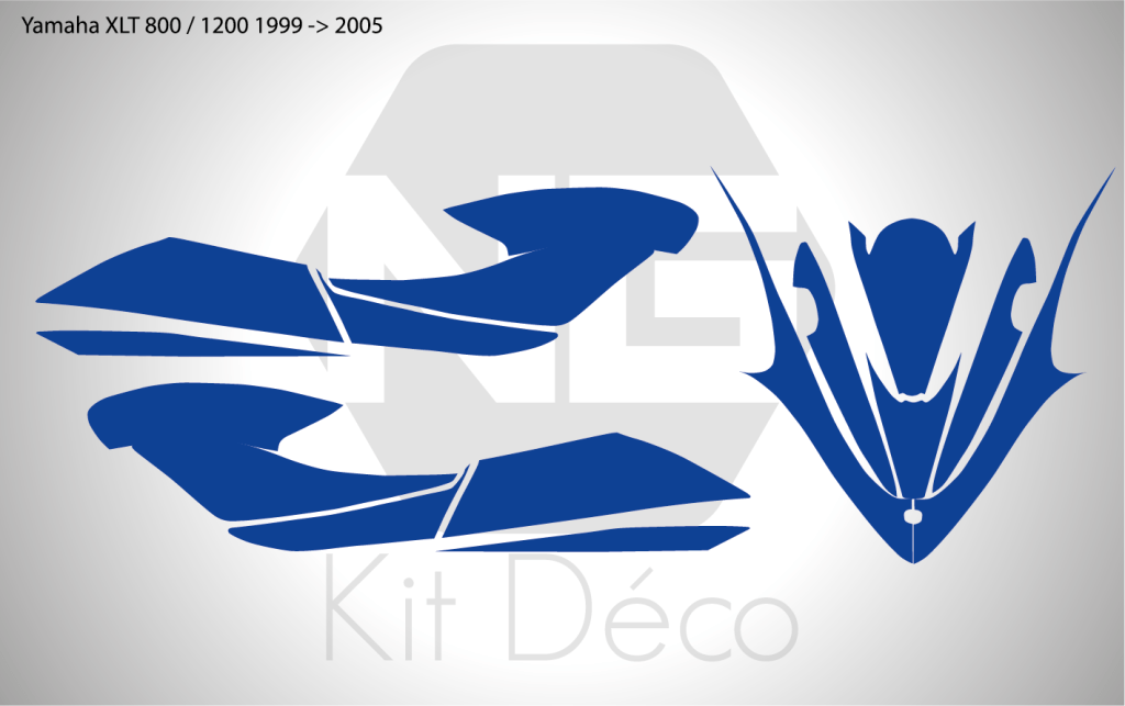 Gabarit / Template Yamaha 800 / 1200 XLT 1999 -> 2005 - NG kit déco
