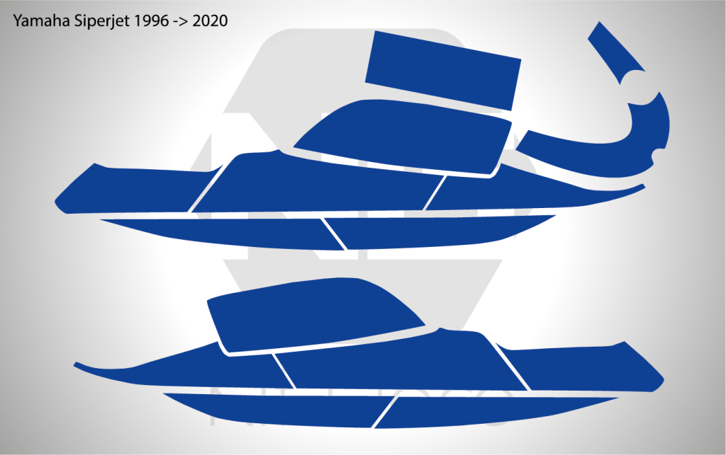 Gabarit / Template Yamaha SUPERJET 1996 -> 2020 - NG kit déco