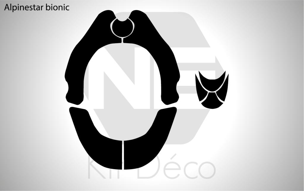Gabarit / Template ALPINESTAR Bionic - NG kit déco
