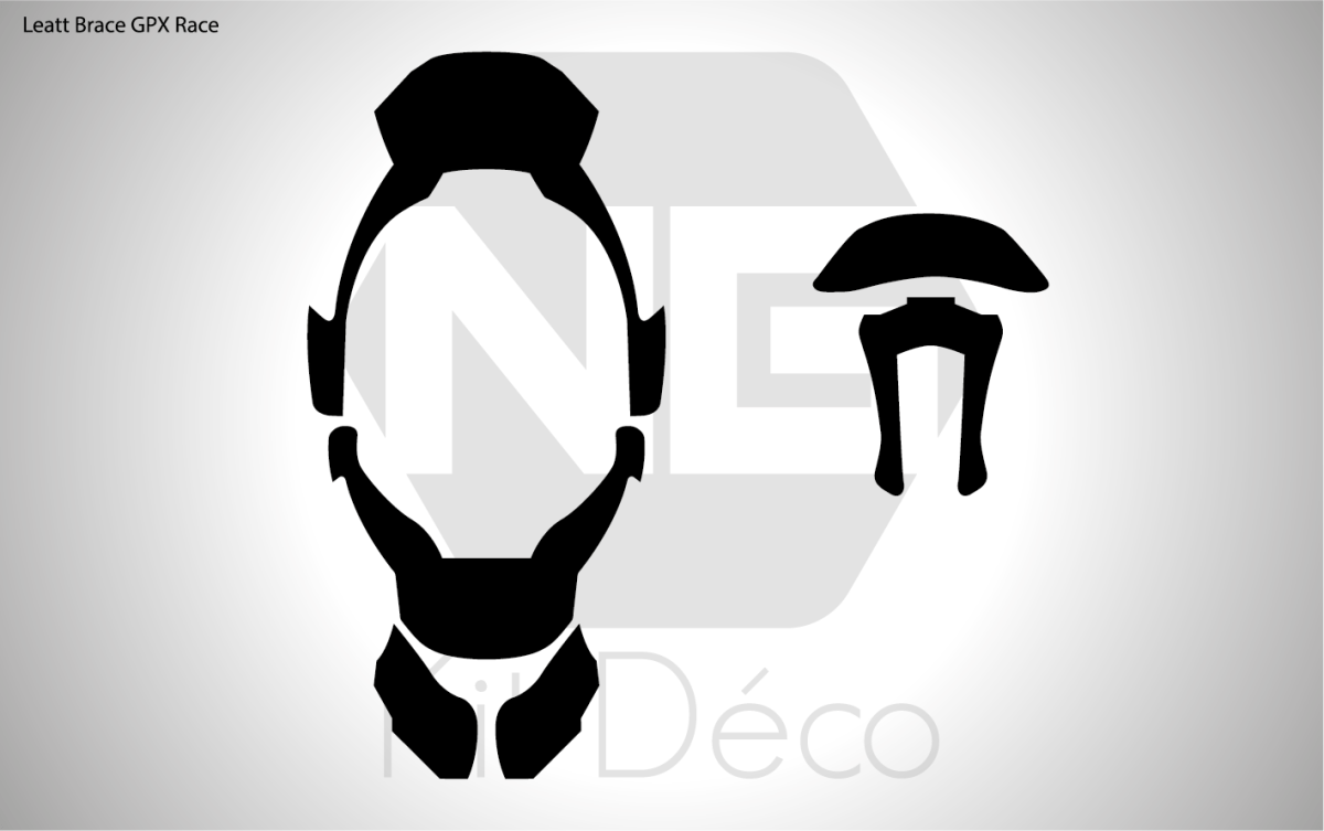 Gabarit / Template Leatt Brace GPX Race - NG kit déco