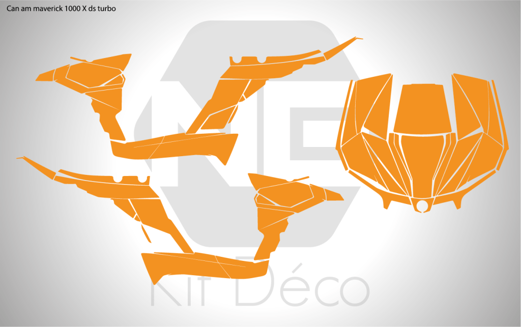 Gabarit / Template CAN AM Maverick X3 - NG kit déco
