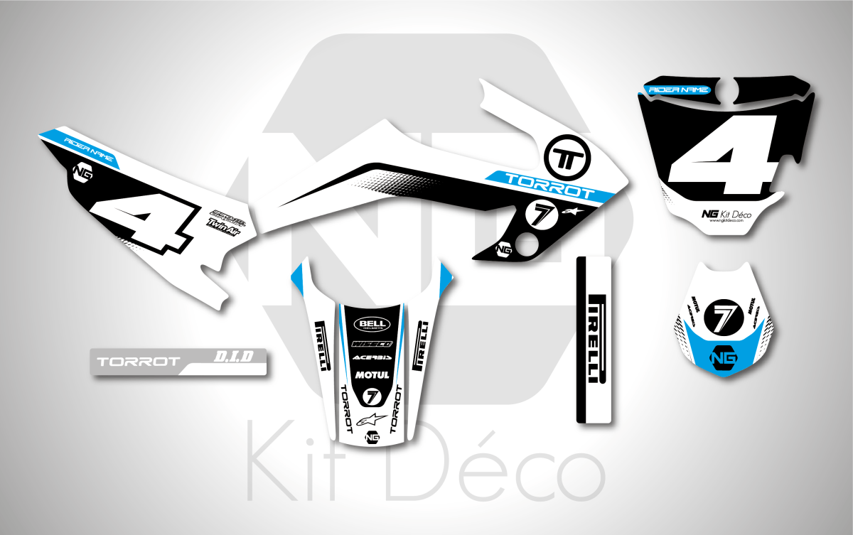 Kit déco TORROT Moto 1 / Moto 2 VIBES Séries 2
