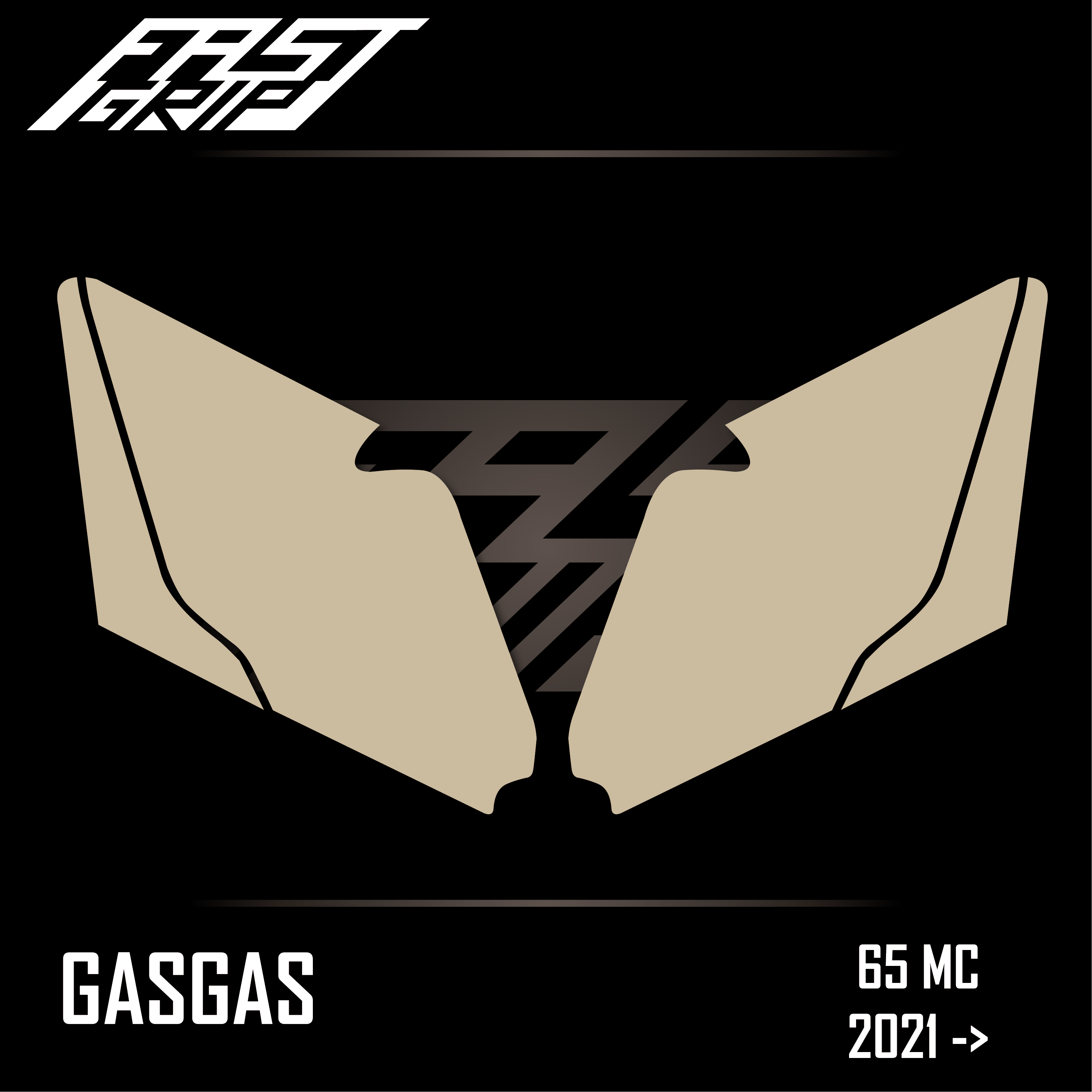 FAST GRIP Protections plaques latérales GASGAS 65 MC 2021 -> 2024 FULL ...