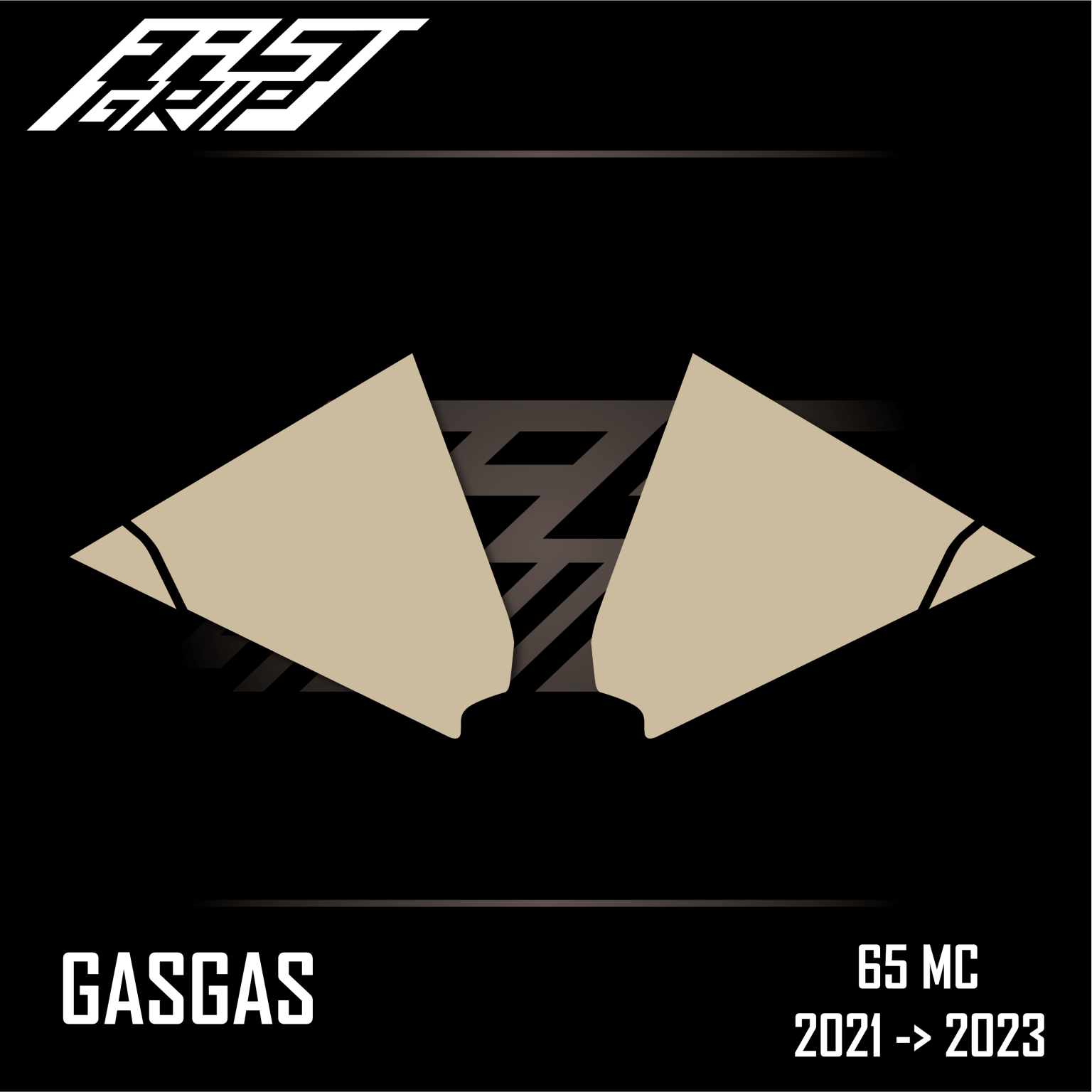 FAST GRIP Protections plaques latérales GASGAS 65 MC 2021 -> 2023 SOFT ...