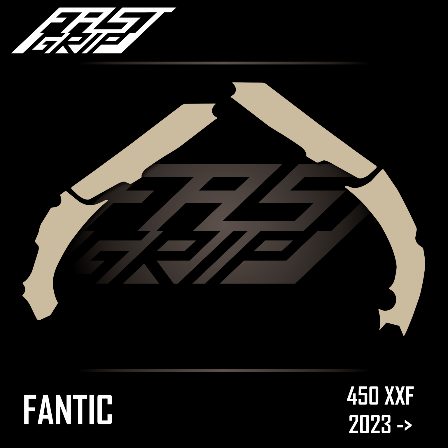 FAST GRIP Protections cadre FANTIC 450 XXF 2023 -> 2024 FULL GRIP ...
