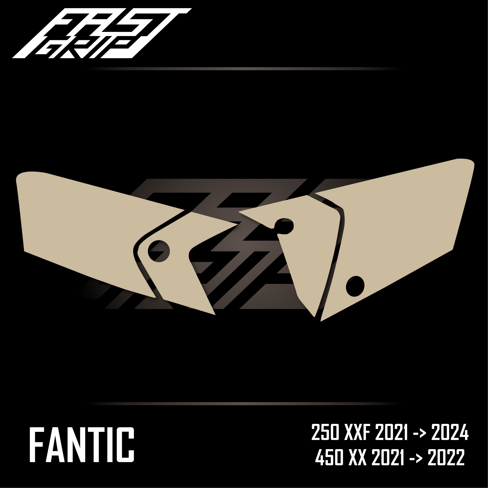 FAST GRIP Protections plaques latérales FANTIC 250 XXF 2021 -> 2024 / ...