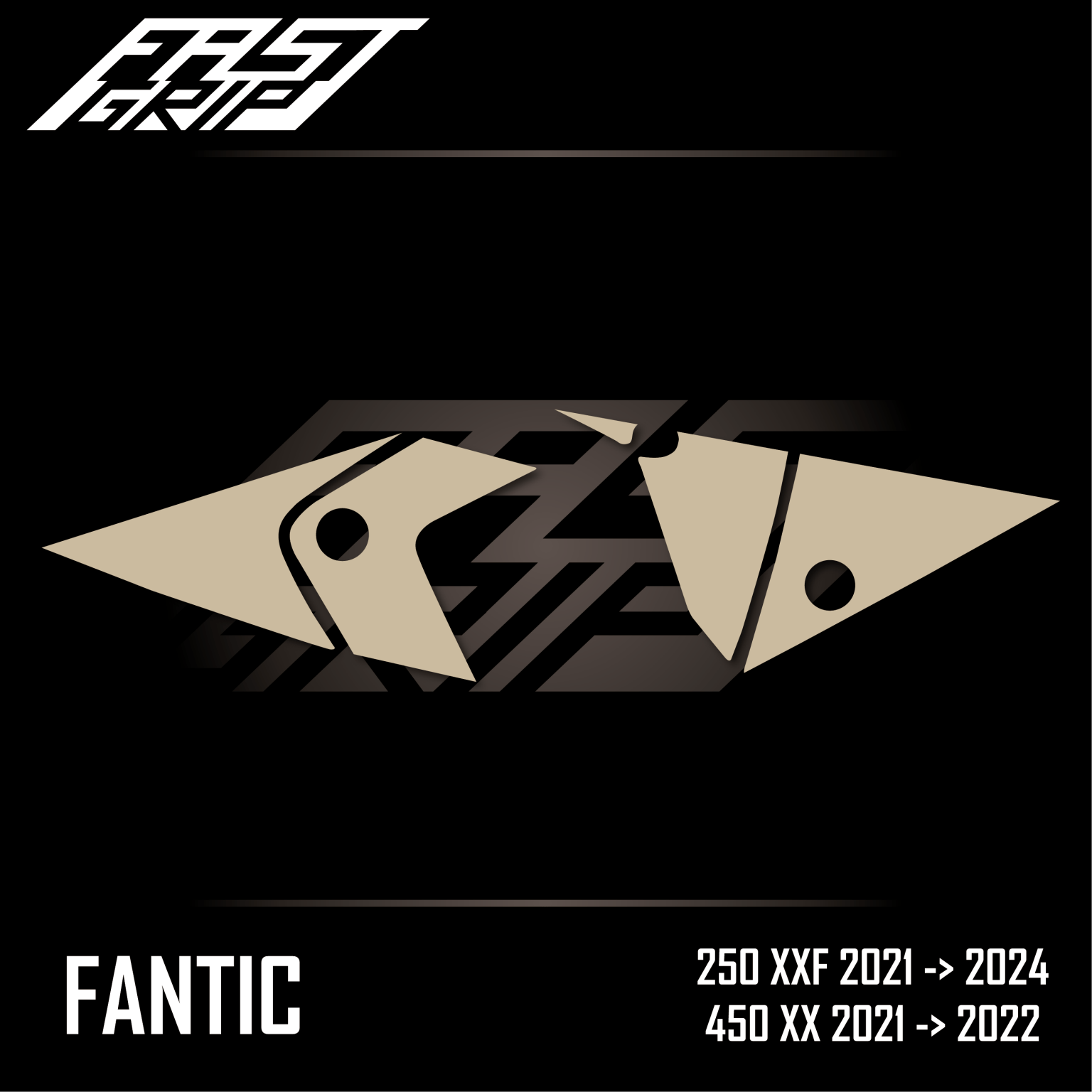 FAST GRIP Protections plaques latérales FANTIC 250 XXF 2021 -> 2024 / ...