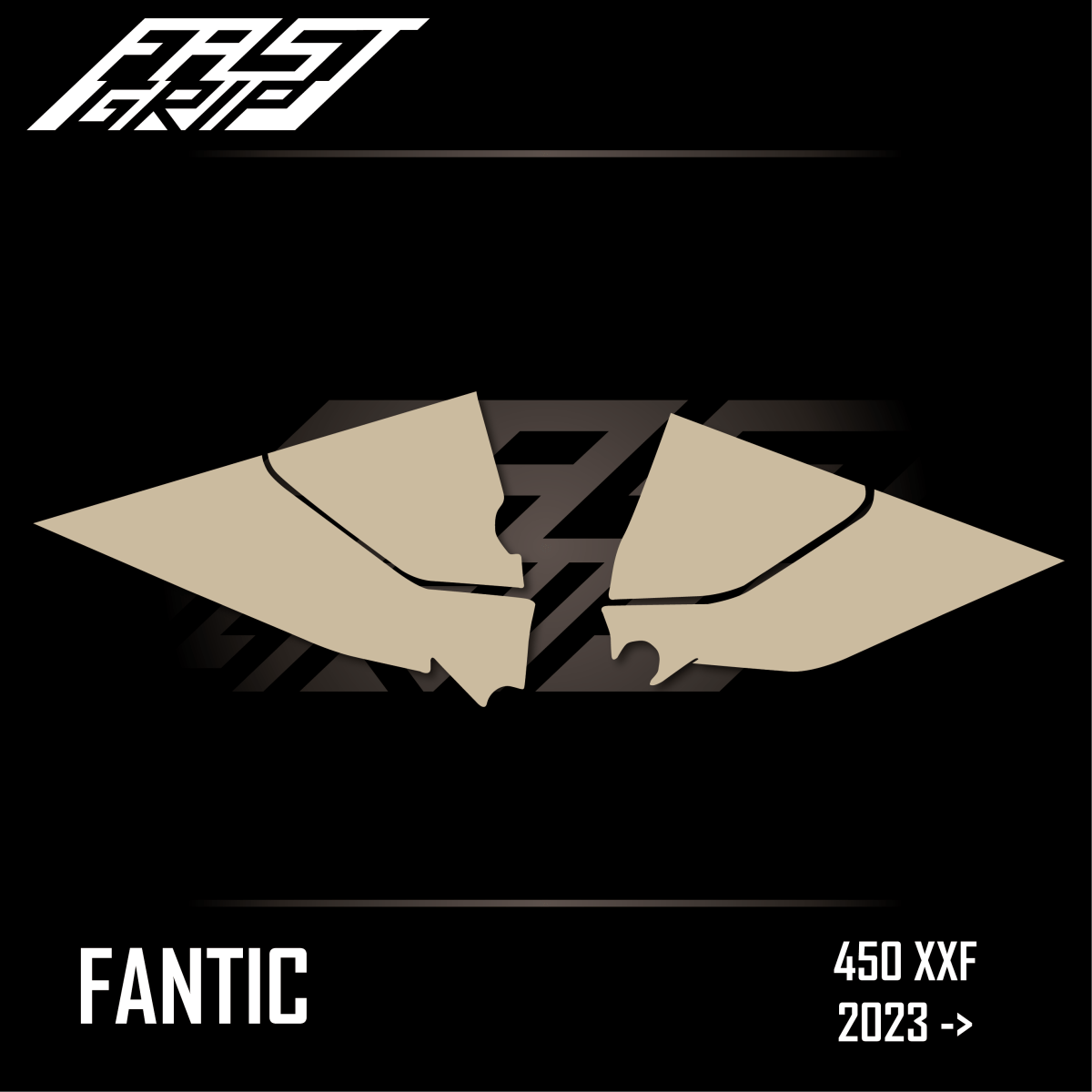FAST GRIP Protections plaques latérales FANTIC 450 XXF 2023 -> 2026 / ...