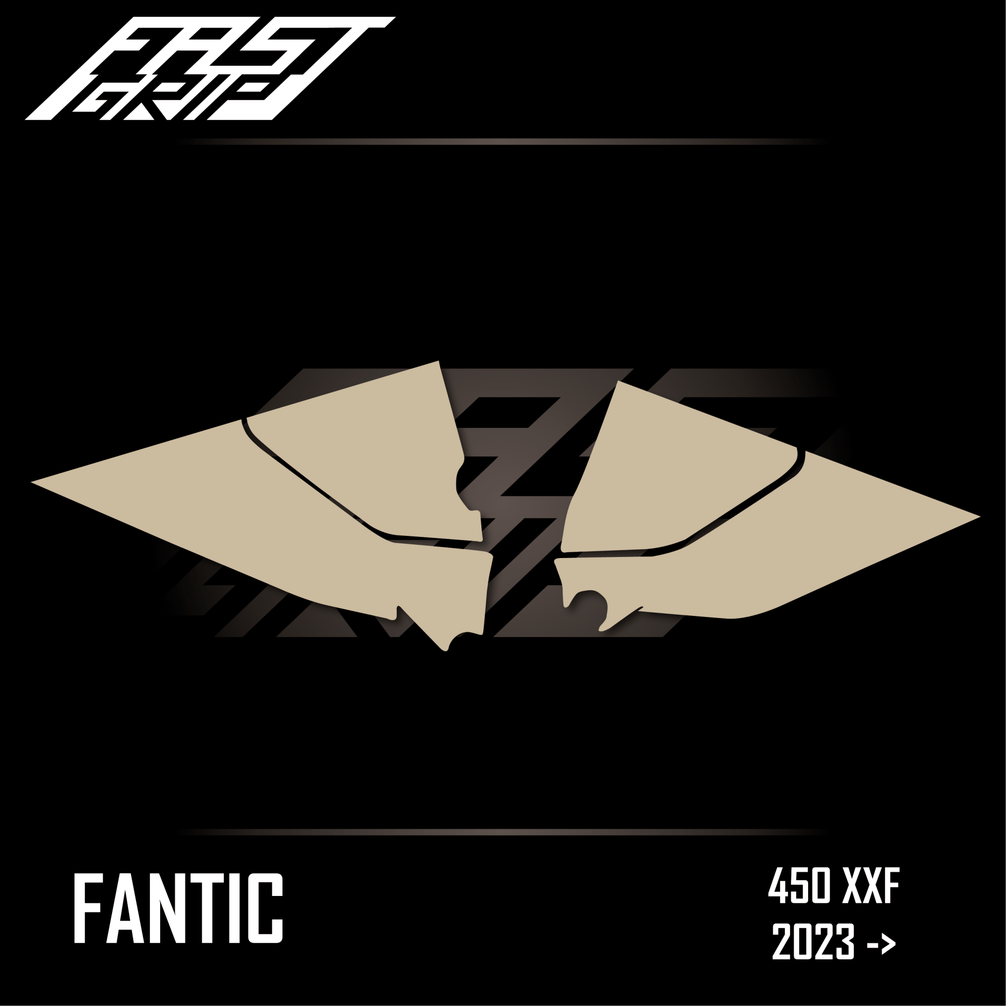 FAST GRIP Protections plaques latérales FANTIC 450 XXF 2023 -> 2026 / ...
