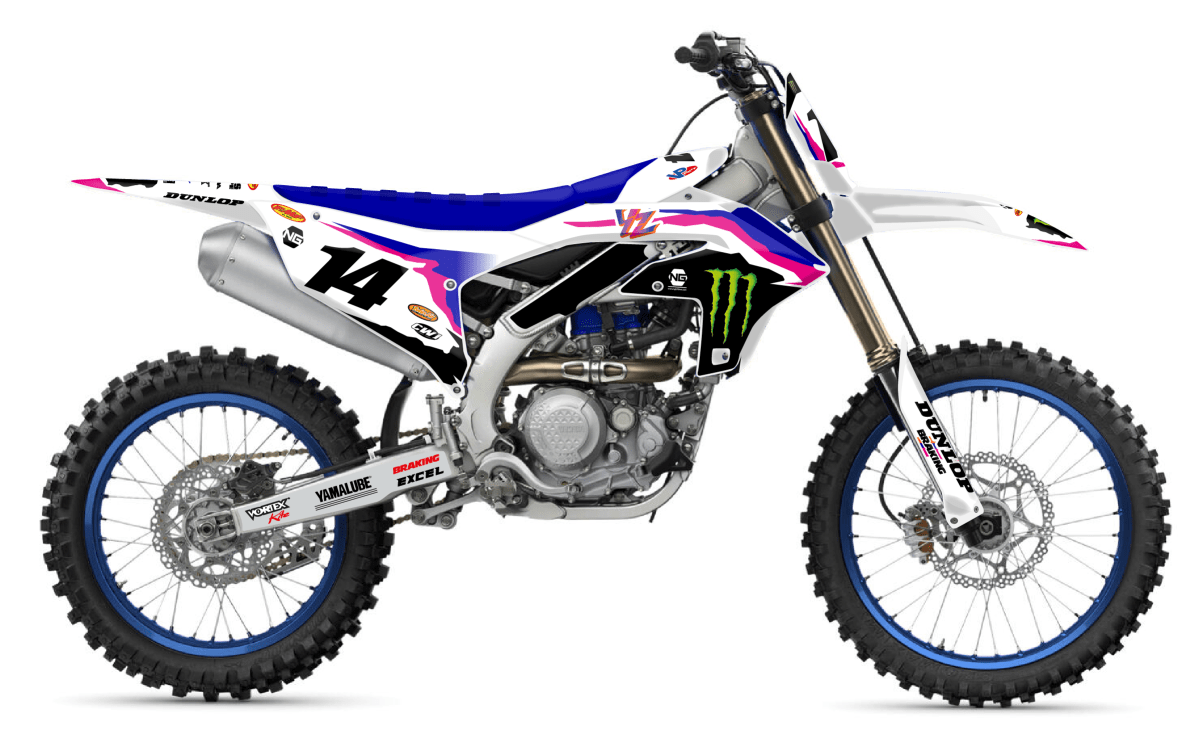 Kit déco Yamaha PW / YZ / YZF 50 TH Anniversary 50 65 80 85 90 110 125 ...