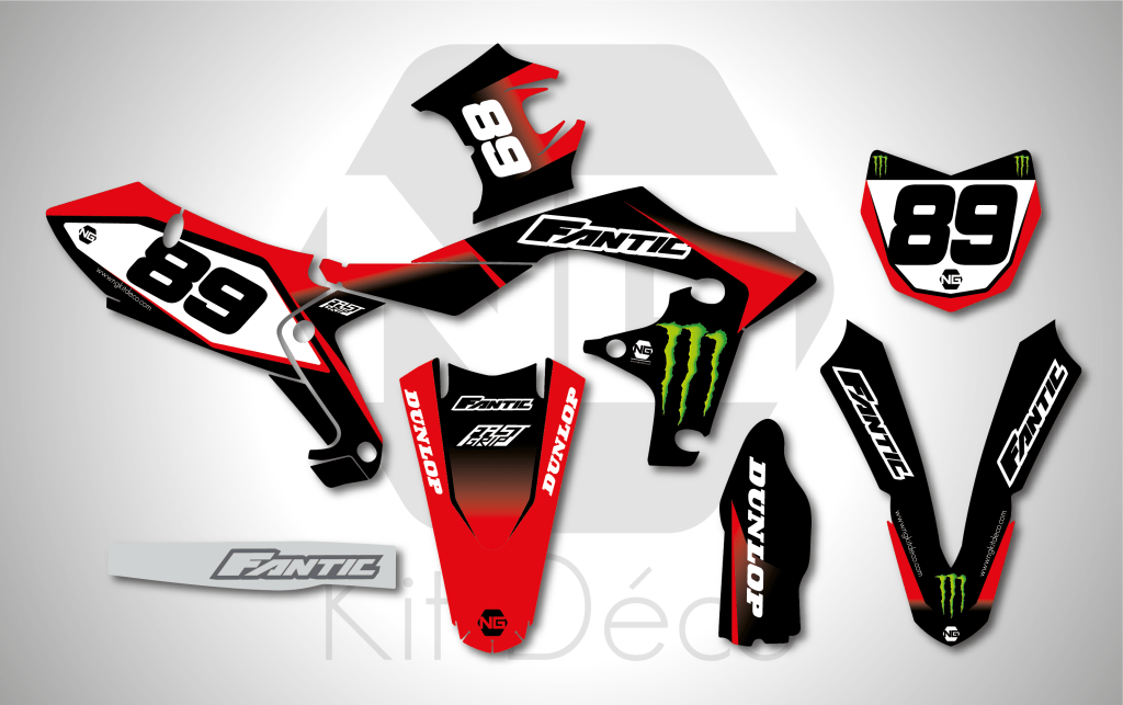 Kit déco FANTIC XX / XXF DRAG Séries 125 250 450
