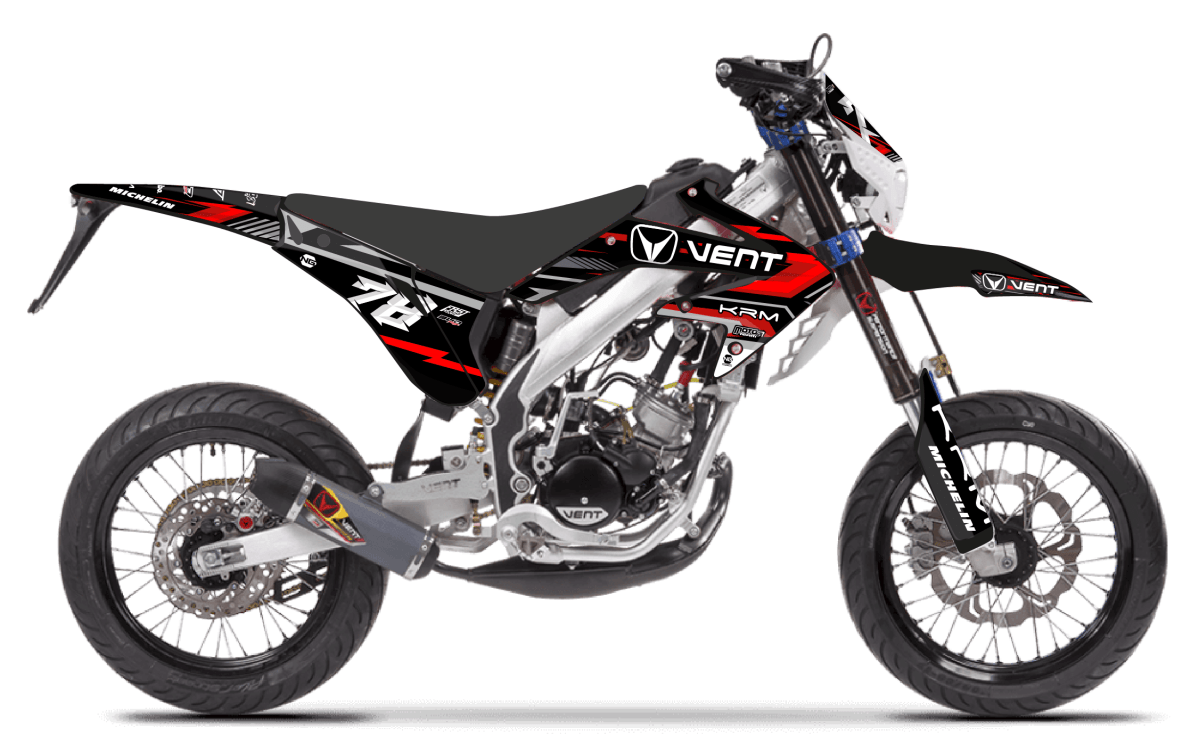 Kit déco VENT MOTO 50 THUNDER Séries baja derapage