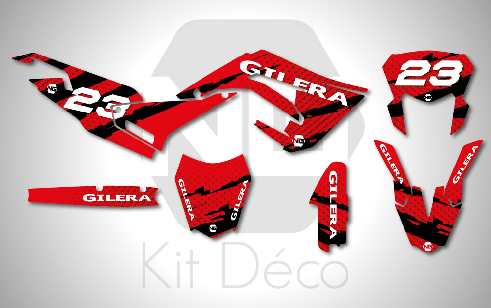 Kit déco GILERA SMT 50 STARS Séries