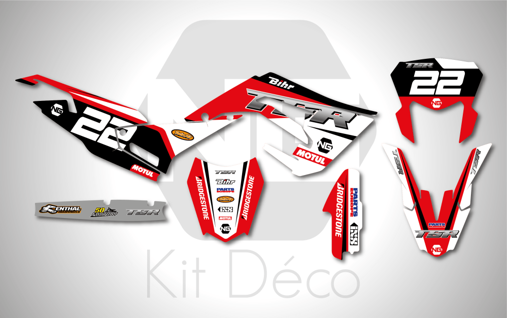 Kit déco GILERA SMT 50 TSR Motors 22
