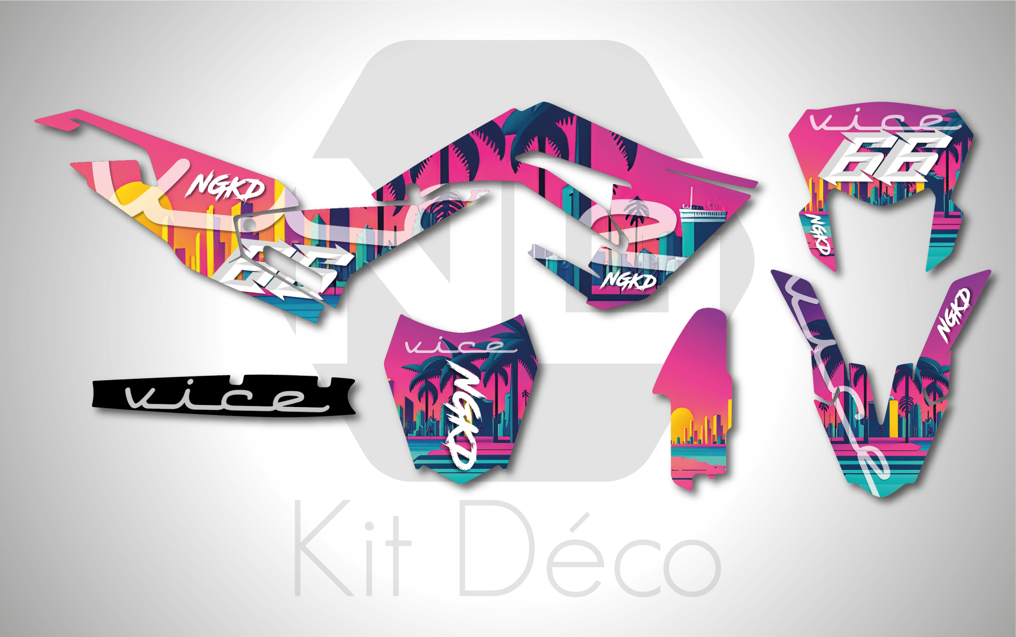 Kit déco GILERA SMT 50 VICE Series