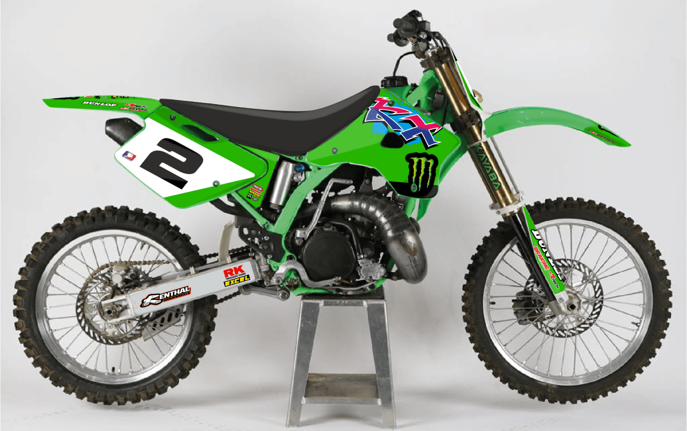 Kit déco Kawasaki KX / KLX / KXF 50 TH Anniversary 60 65 80 85 110 125 ...