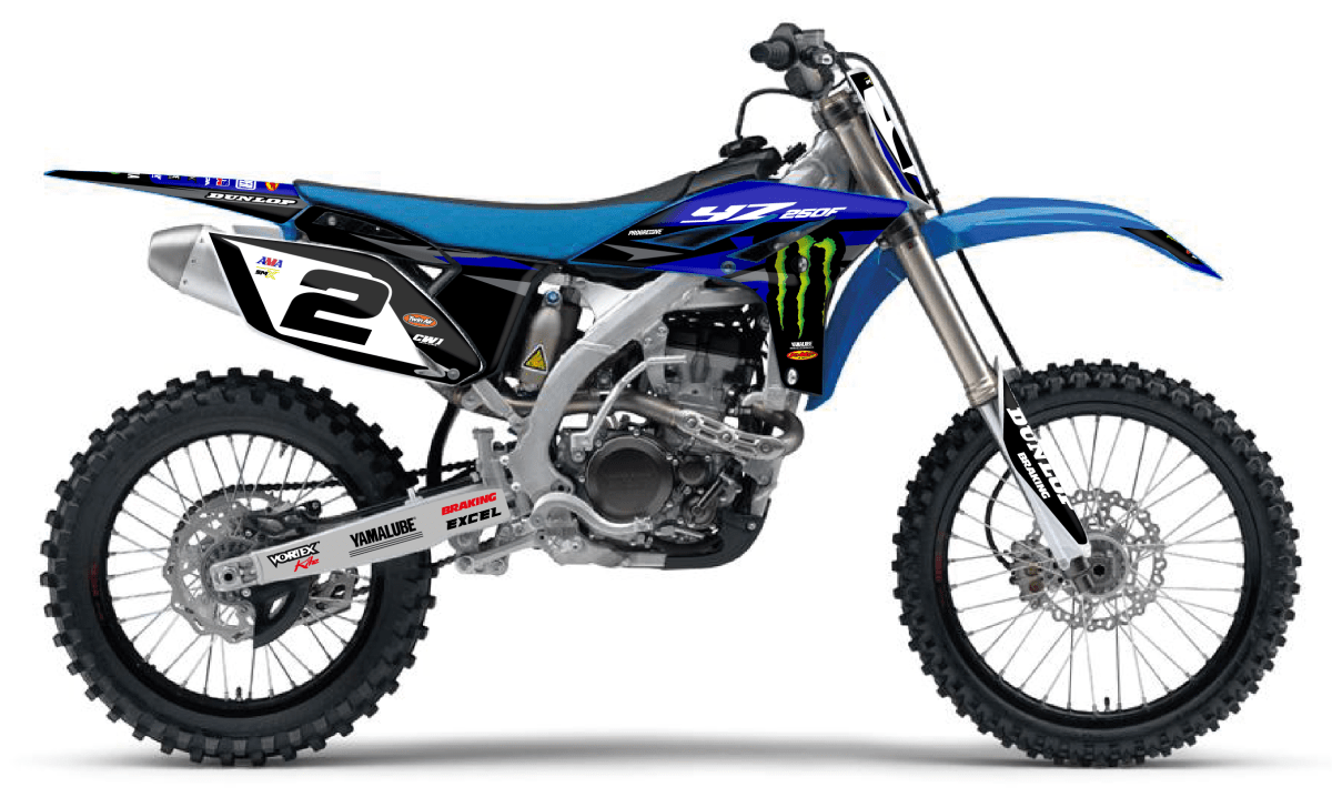 Kit déco Yamaha PW / YZ / YZF FACTORY 2024 50 65 80 85 90 110 125 250 450