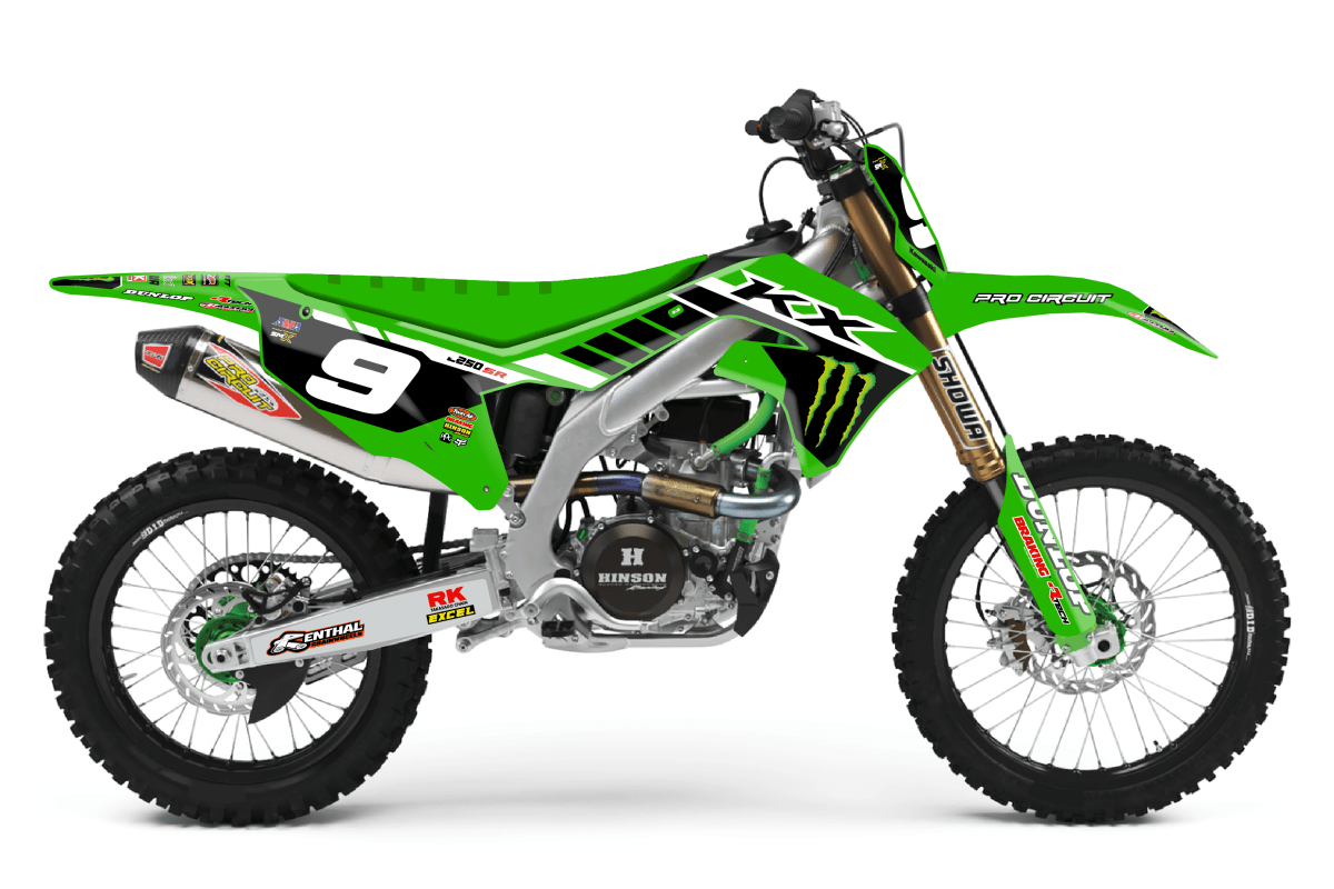 Kit déco Kawasaki KX / KLX / KXF FACTORY 2024 60 65 80 85 110 125 250 450
