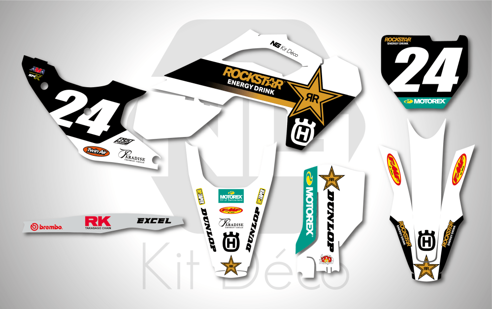 Kit déco Husqvarna TC / FC FACTORY 2024 50 65 85 125 250 350 450