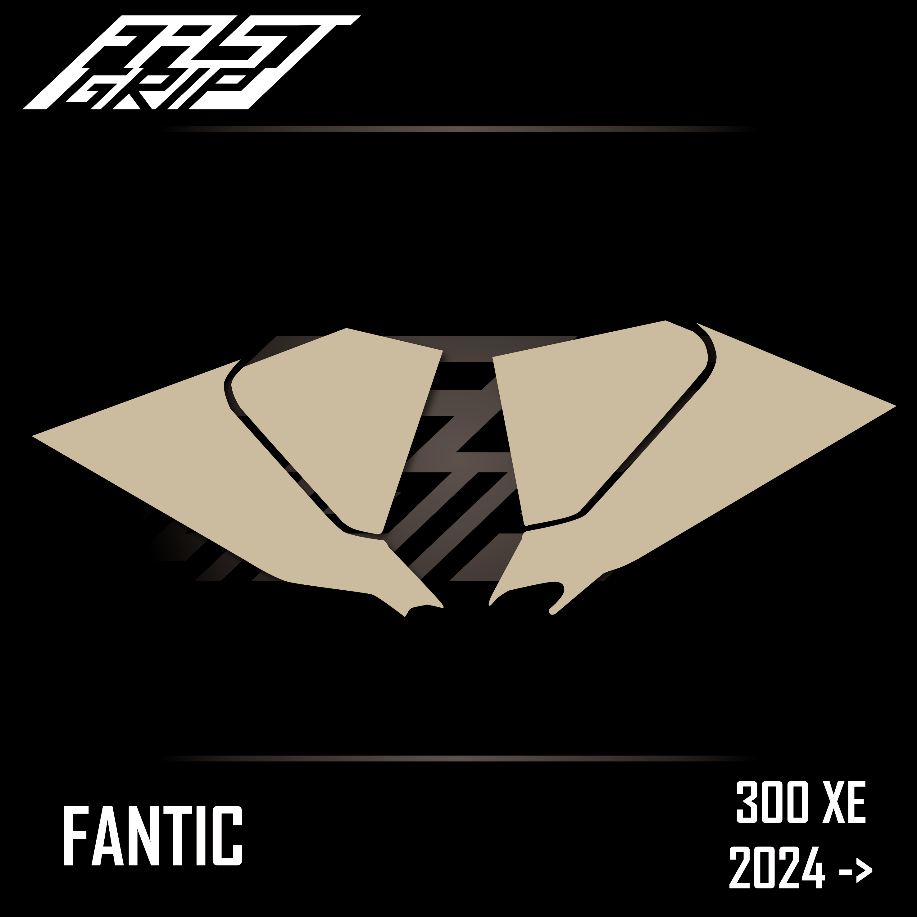 FAST GRIP Protections plaques latérales FANTIC 300 XE 2024 FULL GRIP ...