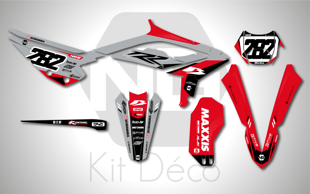 Kit déco BETA RR / LC / Xtrainer BIONIC Séries 125 200 250 300 350 390 ...
