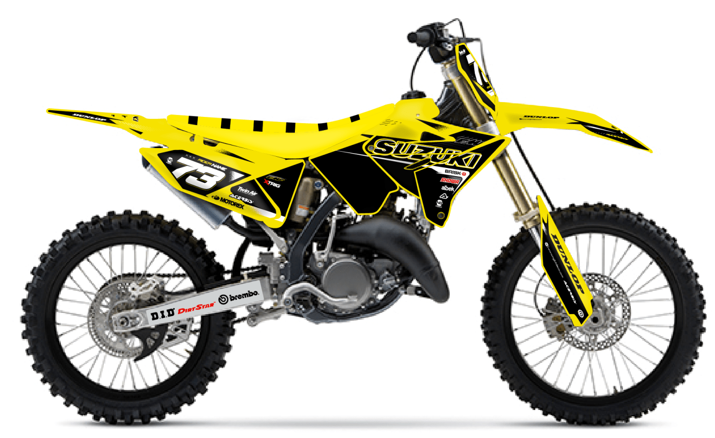 Kit déco Suzuki RM / RMZ ALBA Séries 65 70 85 110 125 250 450