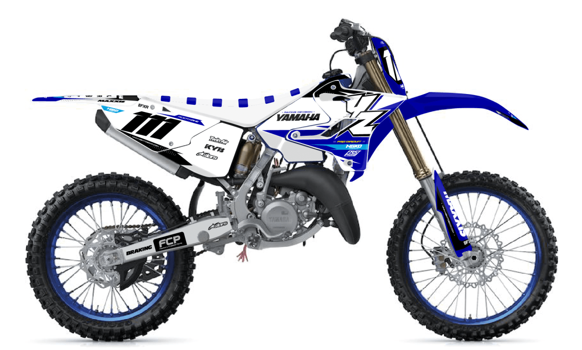 Kit déco Yamaha PW / YZ / YZF COL Séries 50 65 80 85 90 110 125 250 450