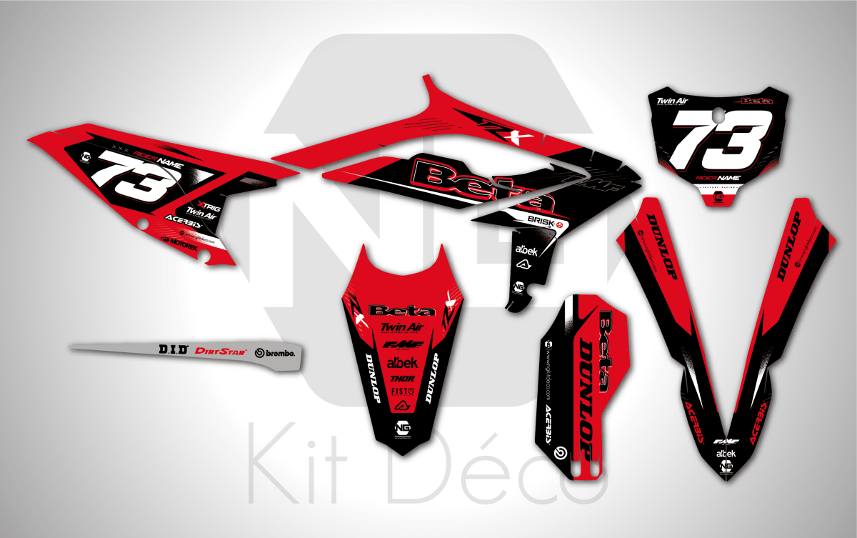 Kit déco Beta RX ALBA Séries 50 65 85 125 250 350 450