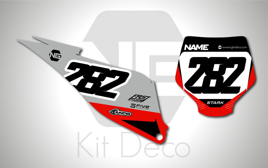 kit déco plaque numéro varg STARK FUTURE - NG kit déco