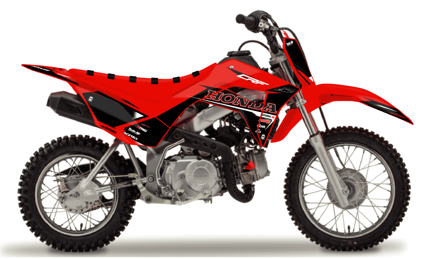 Kit déco Honda QR / CR / CRF ALBA Séries 50 70 80 85 110 125 150 250 450