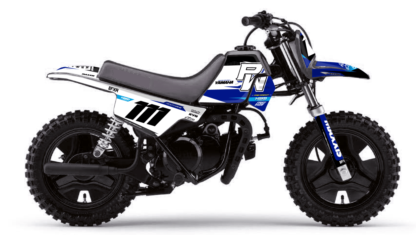 Kit déco Yamaha PW / YZ / YZF COL Séries 50 65 80 85 90 110 125 250 450
