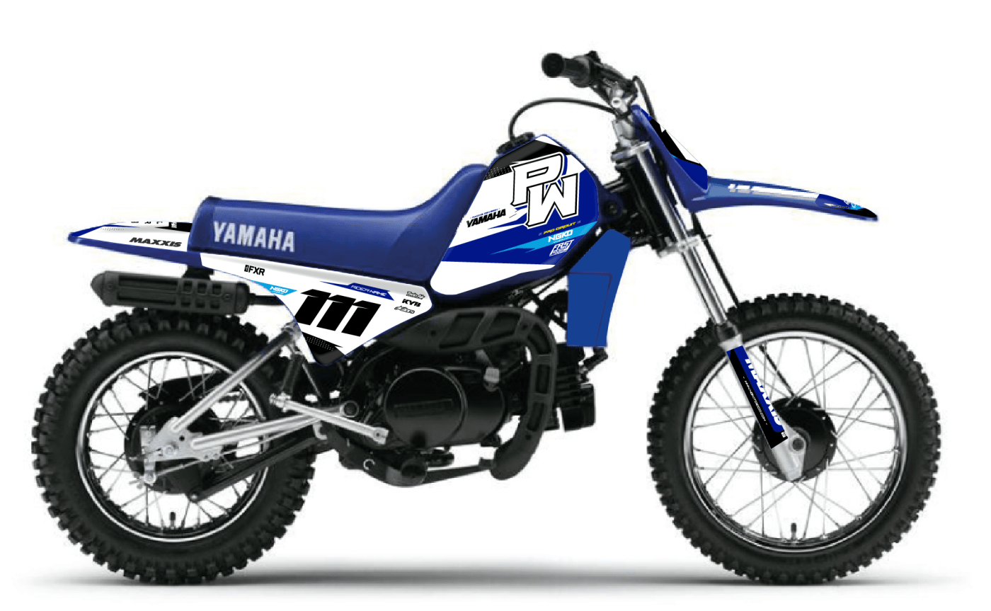 Kit déco Yamaha PW / YZ / YZF COL Séries 50 65 80 85 90 110 125 250 450