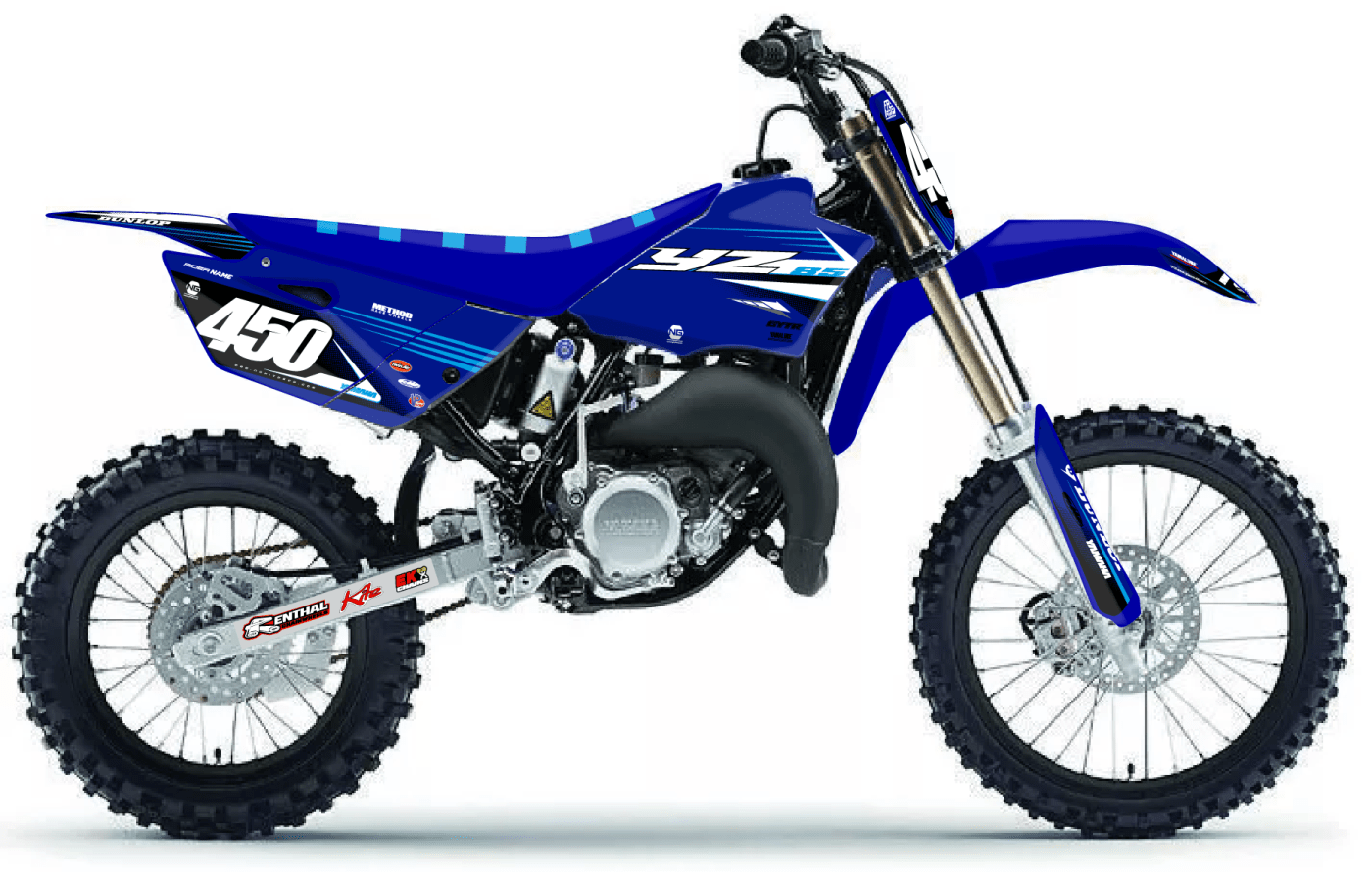 Kit déco Yamaha PW / YZ / YZF ORIGINALITY séries 2025 50 65 80 85 90 ...