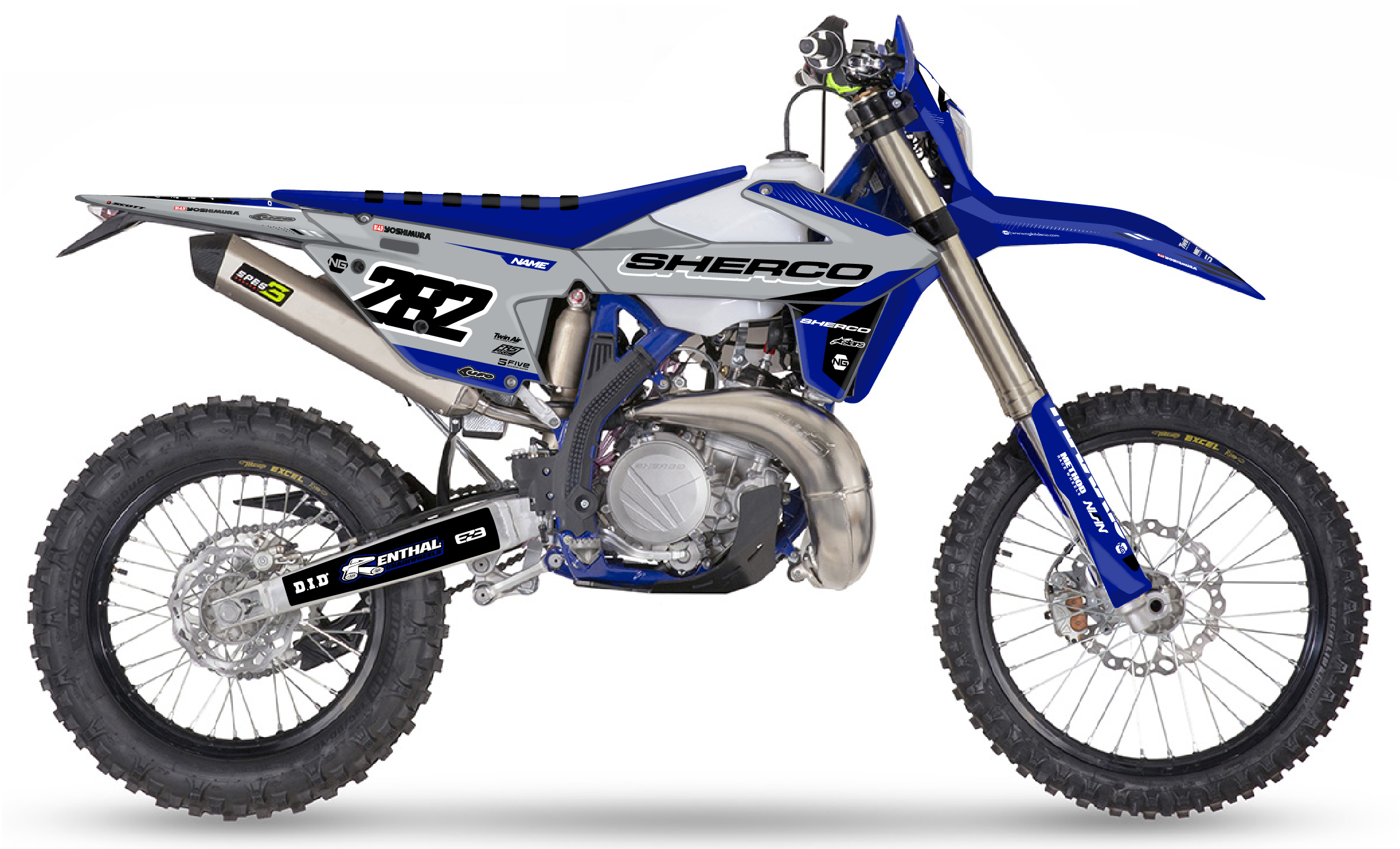 Kit déco SHERCO SE / SEF BIONIC Séries 125 250 300 450 500 4.5 .51