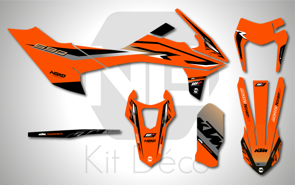 Kit déco KTM 690 SMC R / Enduro ORIGINALITY Séries - NG kit déco