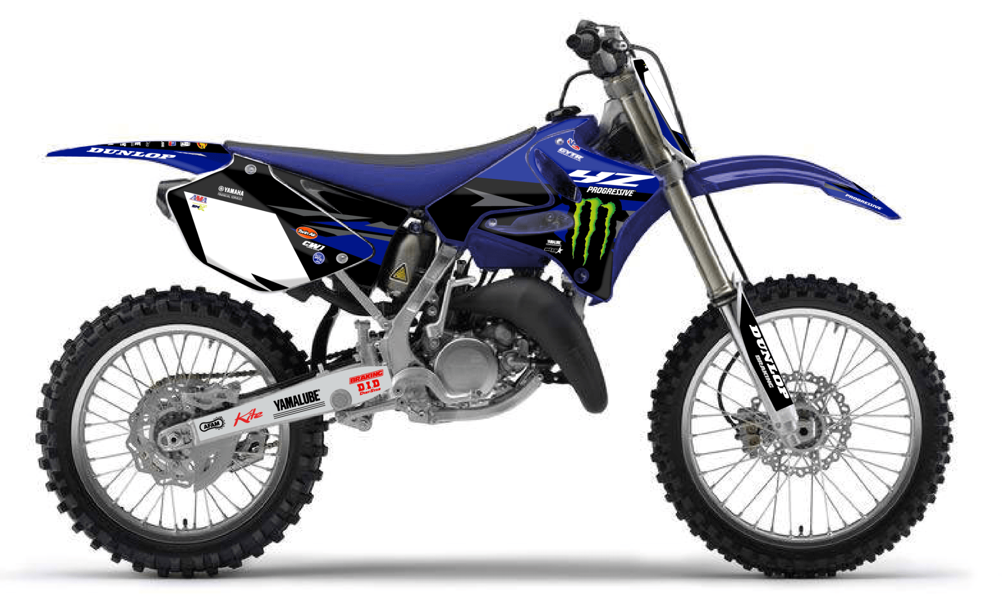 Kit déco Yamaha PW / YZ / YZF FACTORY 2025 50 65 80 85 90 110 125 250 450